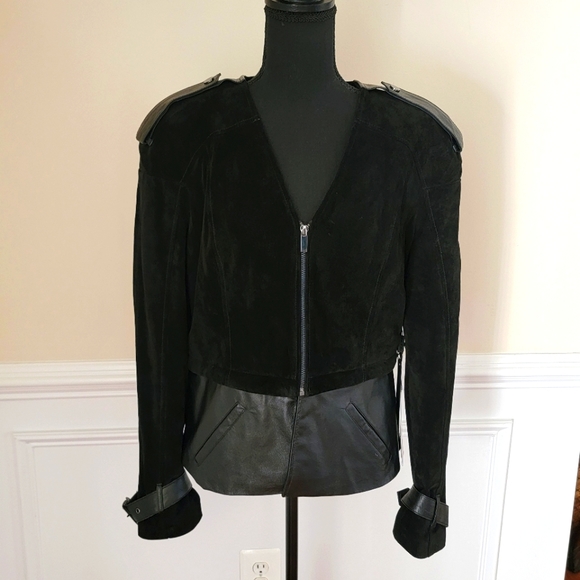 bebe | Jackets & Coats | New Bebe Leathersuede Fashion Jacket | Poshmark